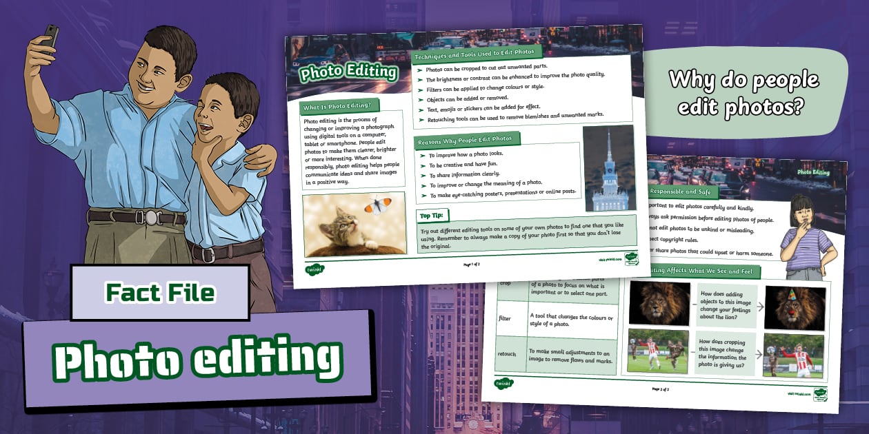 Digital Editing Fact File for KS2