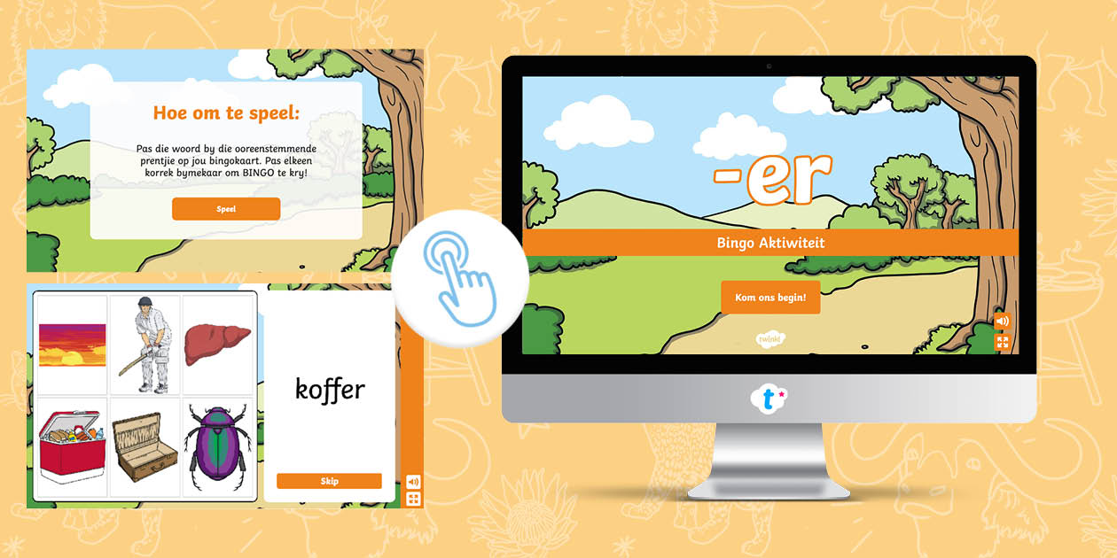 Graad 2 Klanke Interaktiewe Speletjie -er - Twinkl