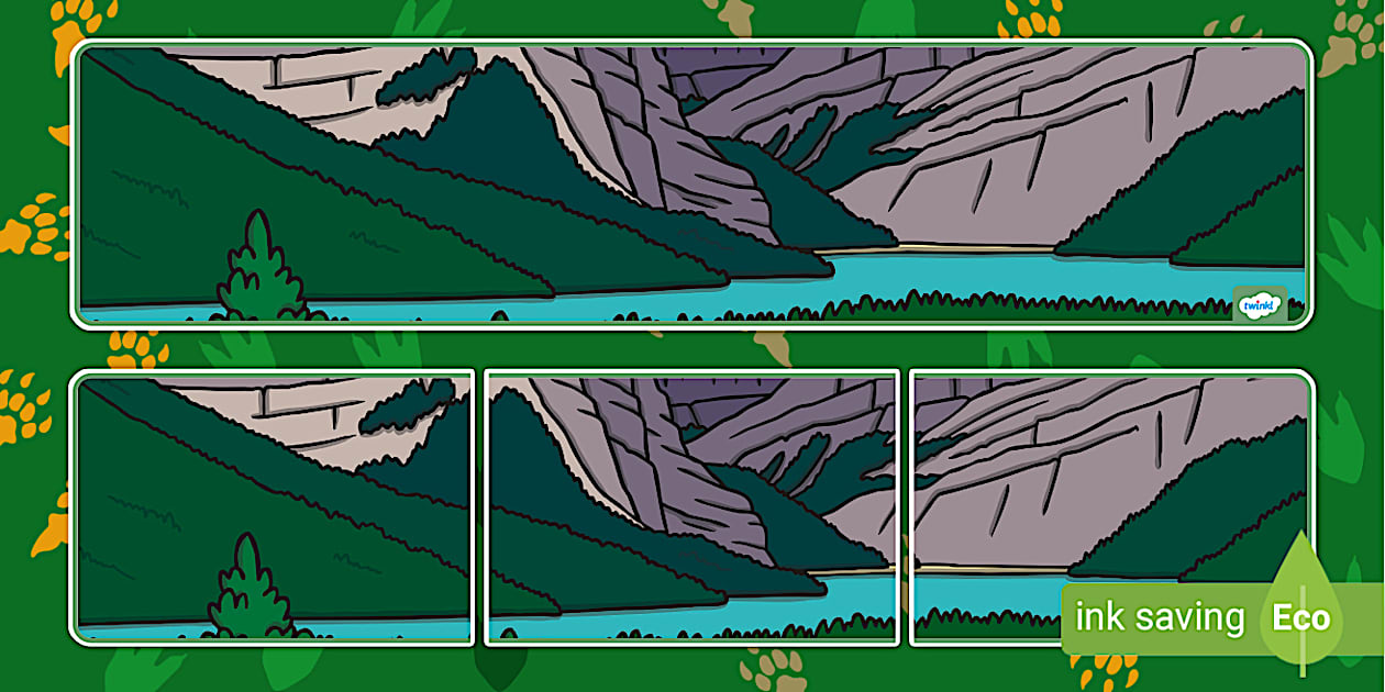 Dinosaur Small World Background (Teacher-Made) - Twinkl