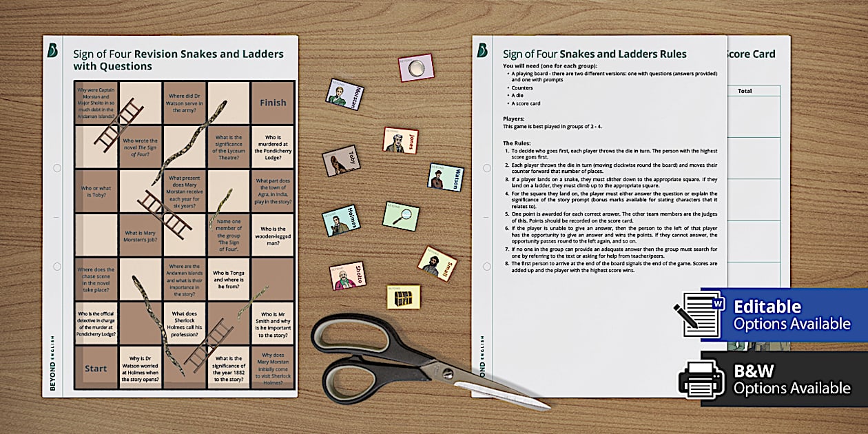 Sign of Four Snakes and Ladders | GCSE Revision | Beyond