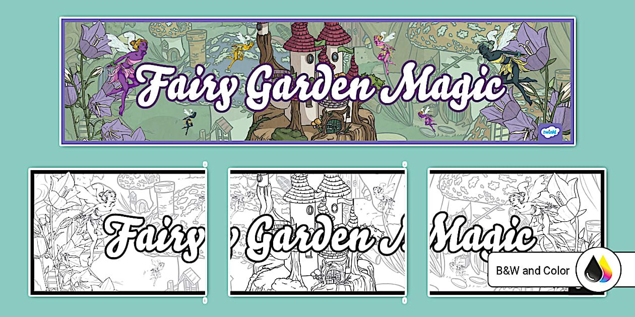 Fairy Garden Magic Banner