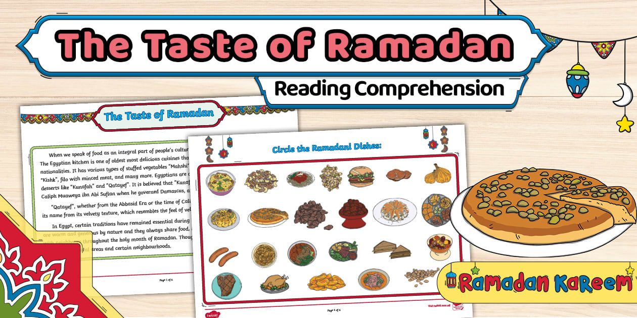 The Taste of Ramadan Reading Comprehension