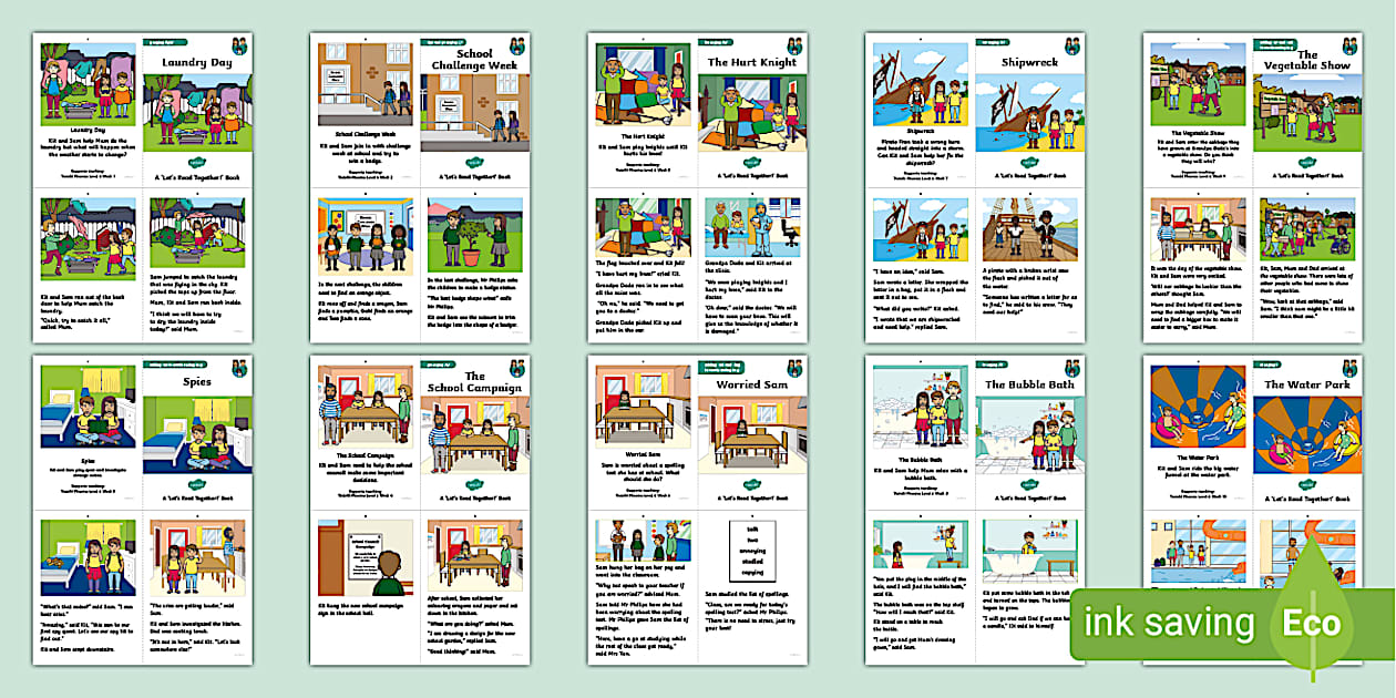 Twinkl Phonics Level 6 Additional Minibooks Weeks 1-10