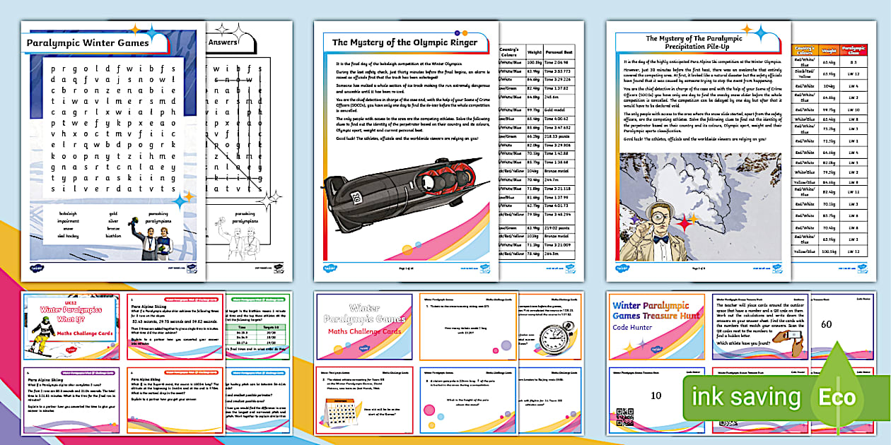 UKS2 Winter Paralympics Resource Pack (Teacher-Made)