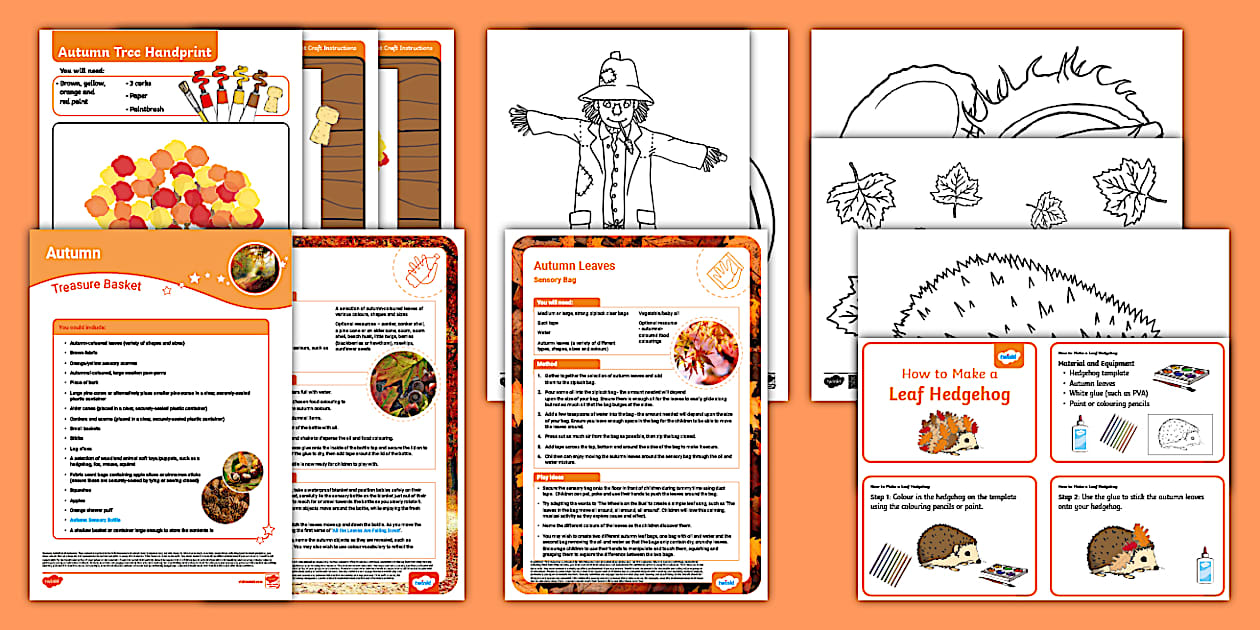 Kindergarten Autumn Resource Pack (0-2 years) (Teacher-Made)