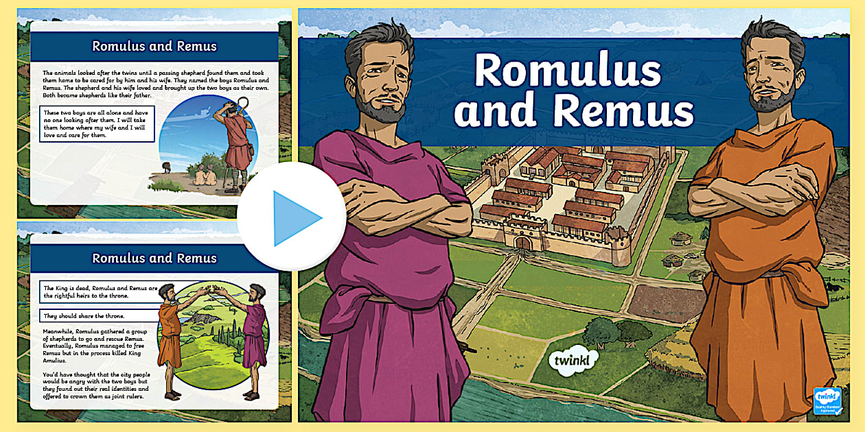 KS2 The Birth of Rome | Romulus and Remus PowerPoint