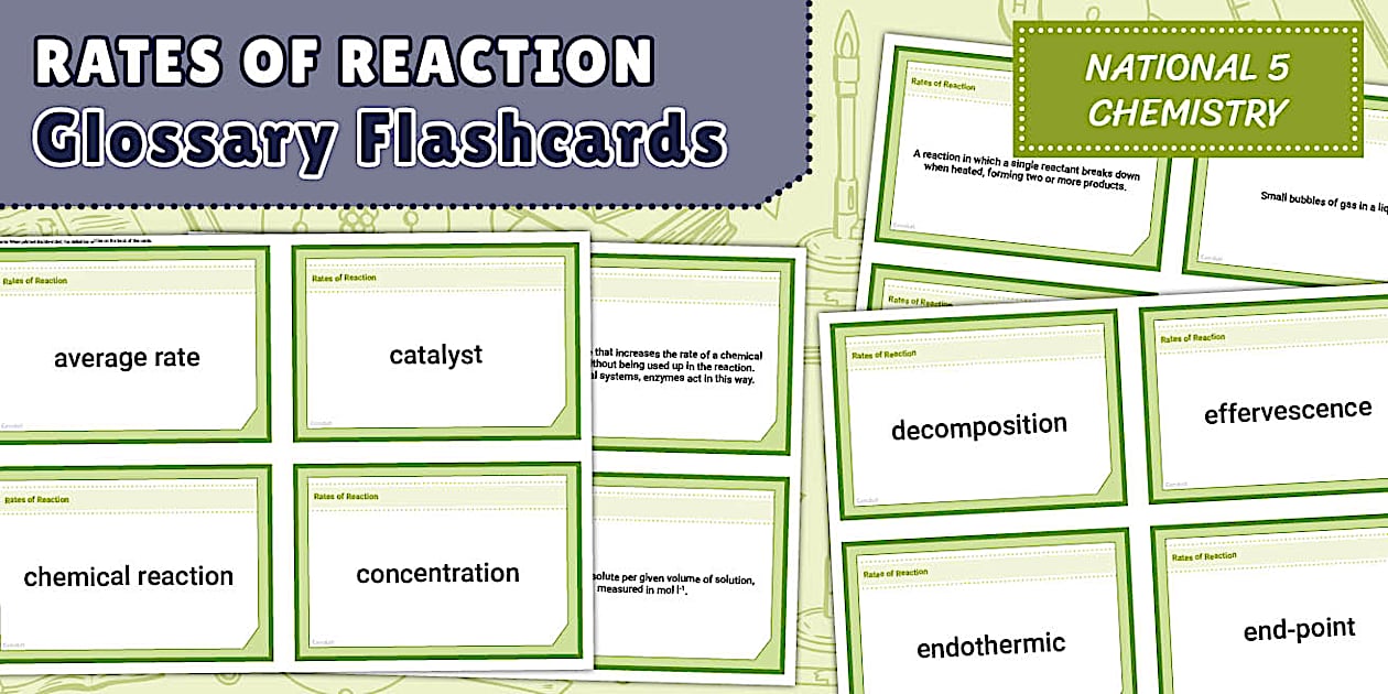 National 5 Rates of Reaction Flashcards