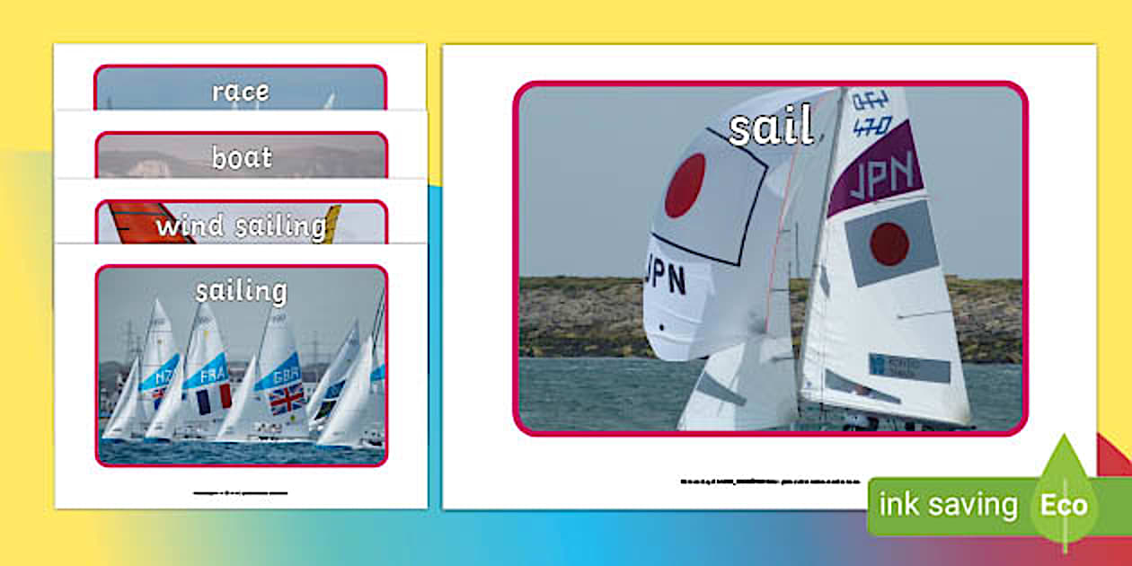 The Olympics Sailing Display Photos (l'enseignant a fait)