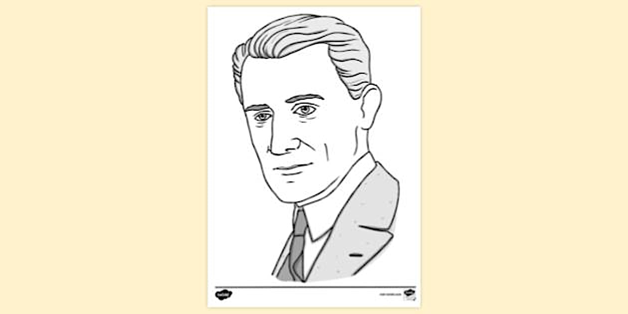 Joseph Maurice Ravel Colouring Sheet | Colouring Sheets