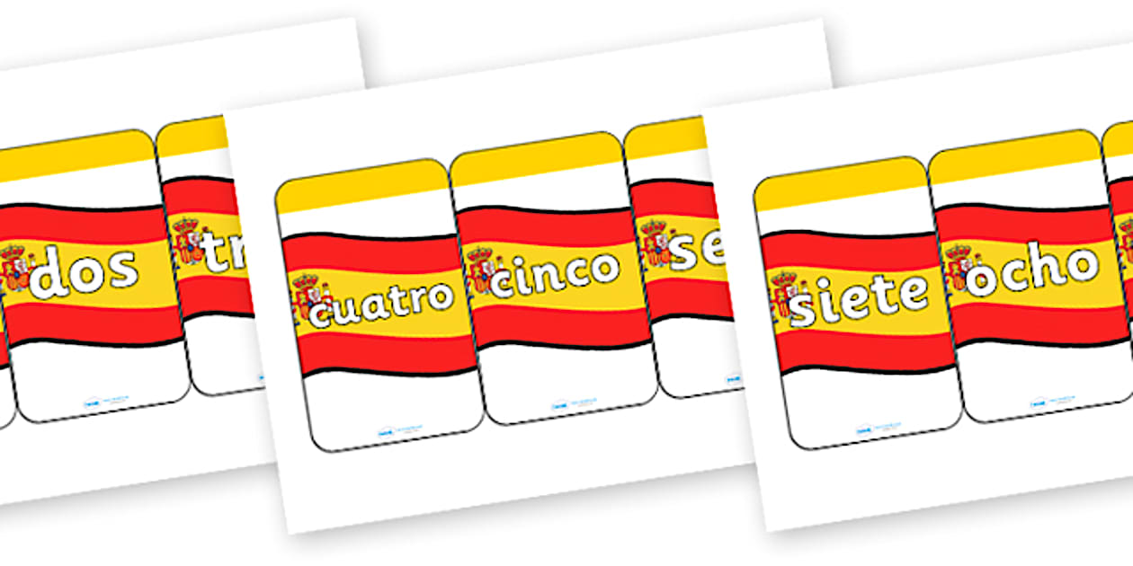 Spanish Number 0-20 Flash Cards (teacher made) - Twinkl