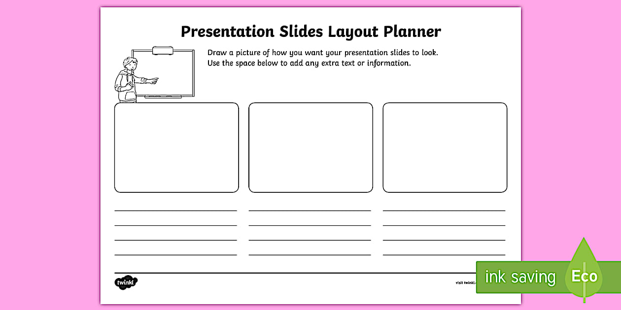 Presentation Slides Planning Activity - Twinkl