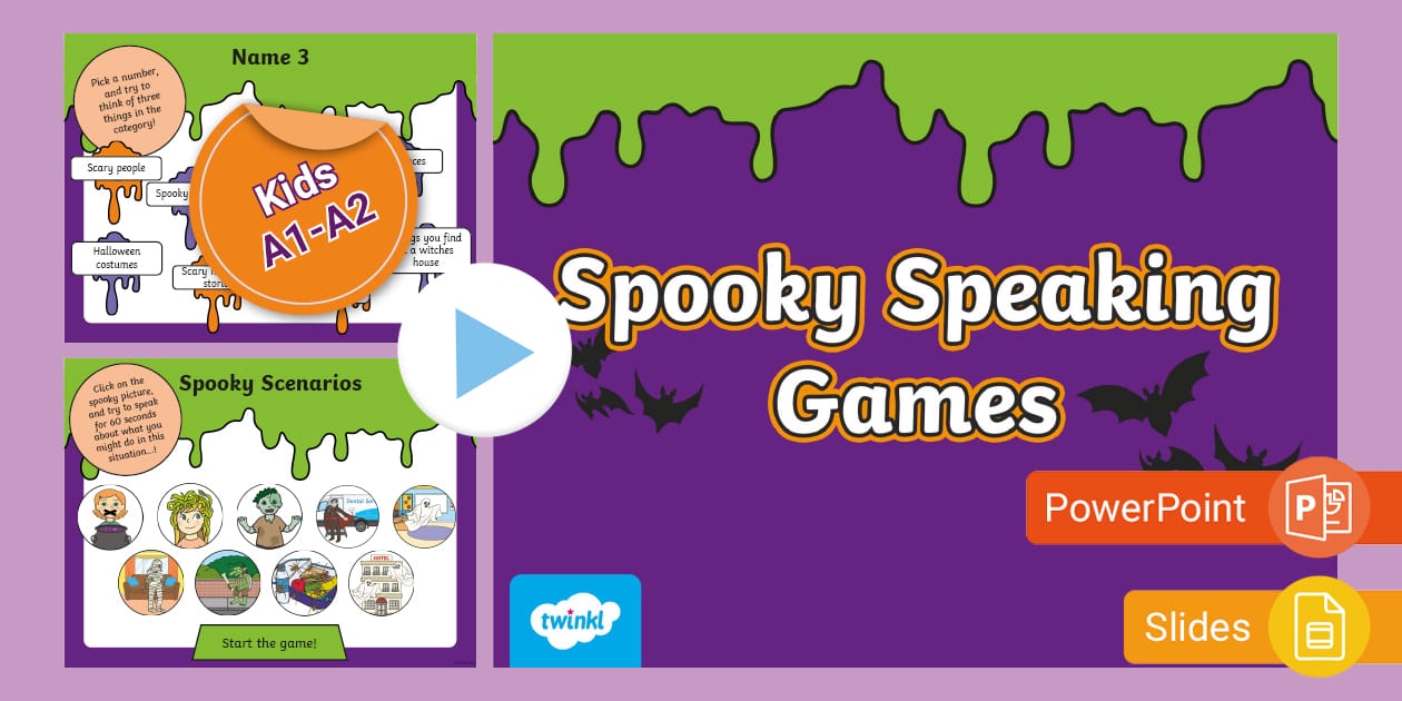 Spooky Halloween Speaking Games for ESL | Twinkl - Twinkl