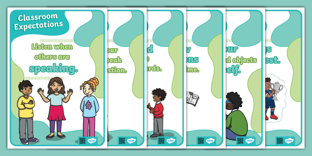 Classroom Expectations Display Poster Pack