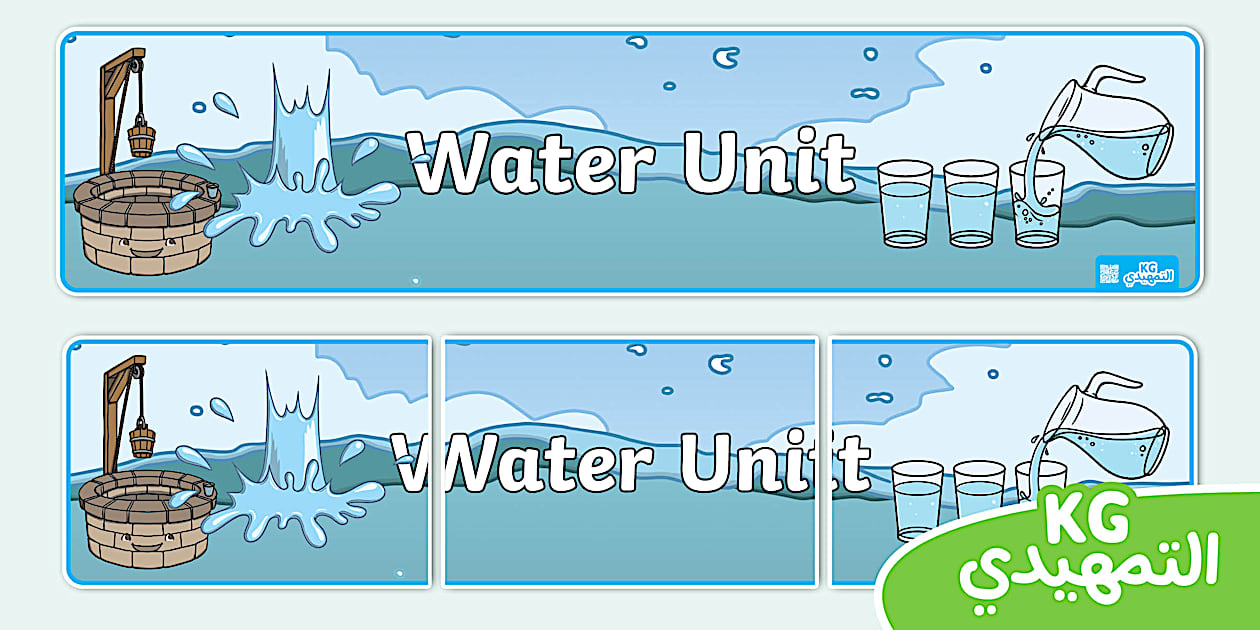 Water Unit Banner (teacher made) - Twinkl