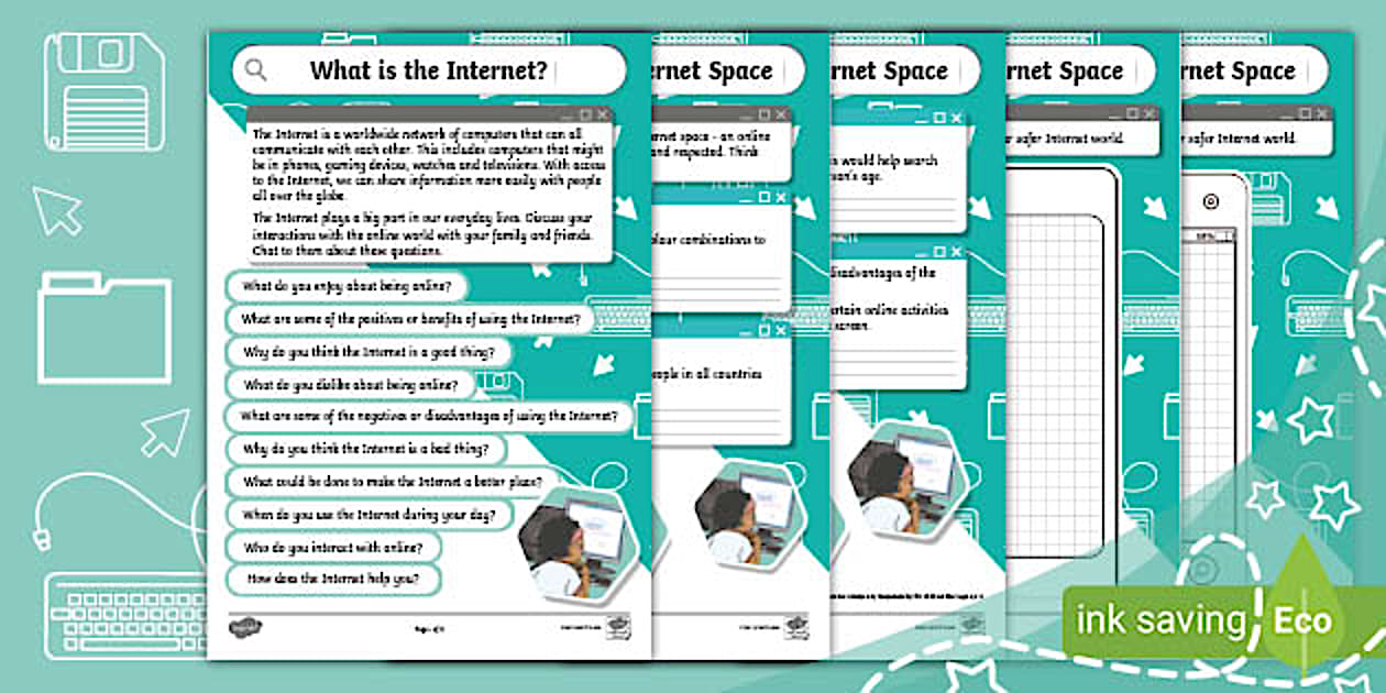 Create a Safer Internet Activity (Ages 5 - 7) (teacher made)
