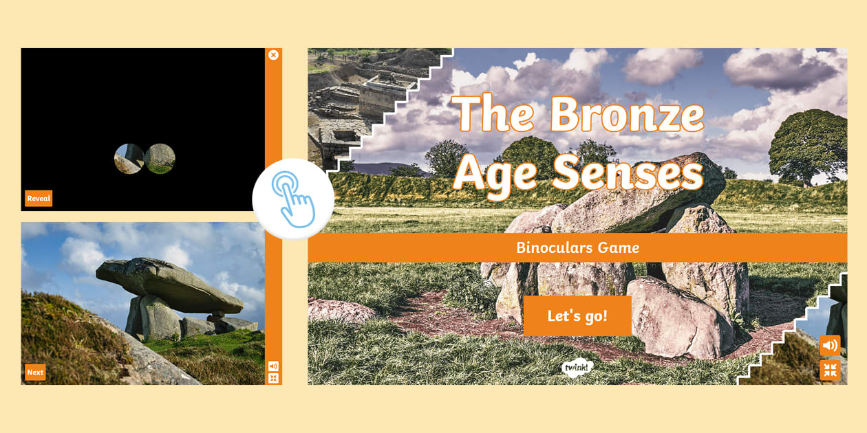 KS1 The Bronze Age Senses Interactive Binoculars Game