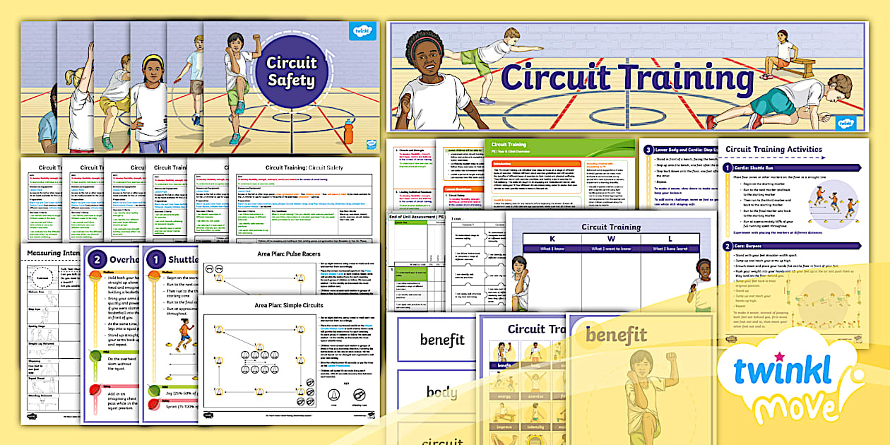 Twinkl Move PE - Year 6 Circuit Training: Unit Pack - Twinkl
