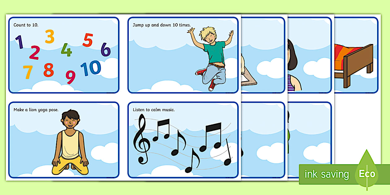 Calm Corner Toolbox Cards | Health and Wellbeing Resources