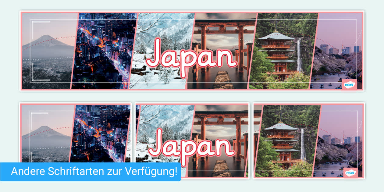 Japan - Fotobanner - Twinkl Deutschland (teacher made)