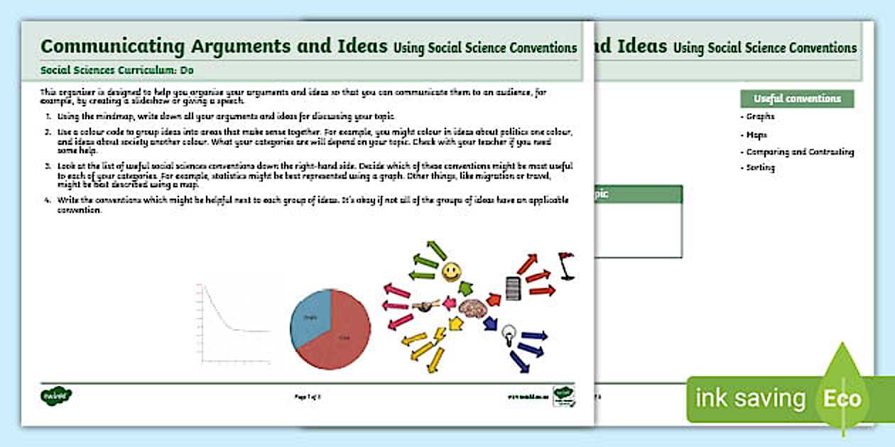 Years 4-6 Social Science Communicating Arguments and Ideas