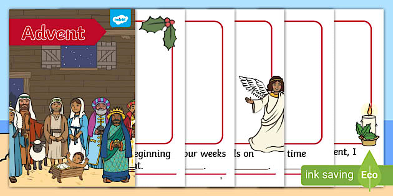 Advent Writing Booklet (teacher made) - Twinkl