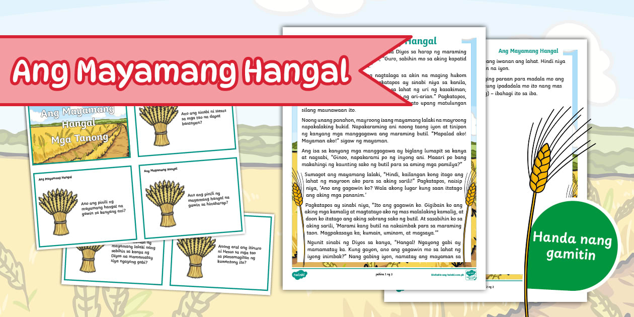 Ang Mayamang Hangal | Grades 1-3 | Twinkl PH