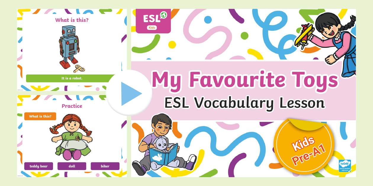 ESL My Favourite Toys Lesson (Teacher-Made) - Twinkl