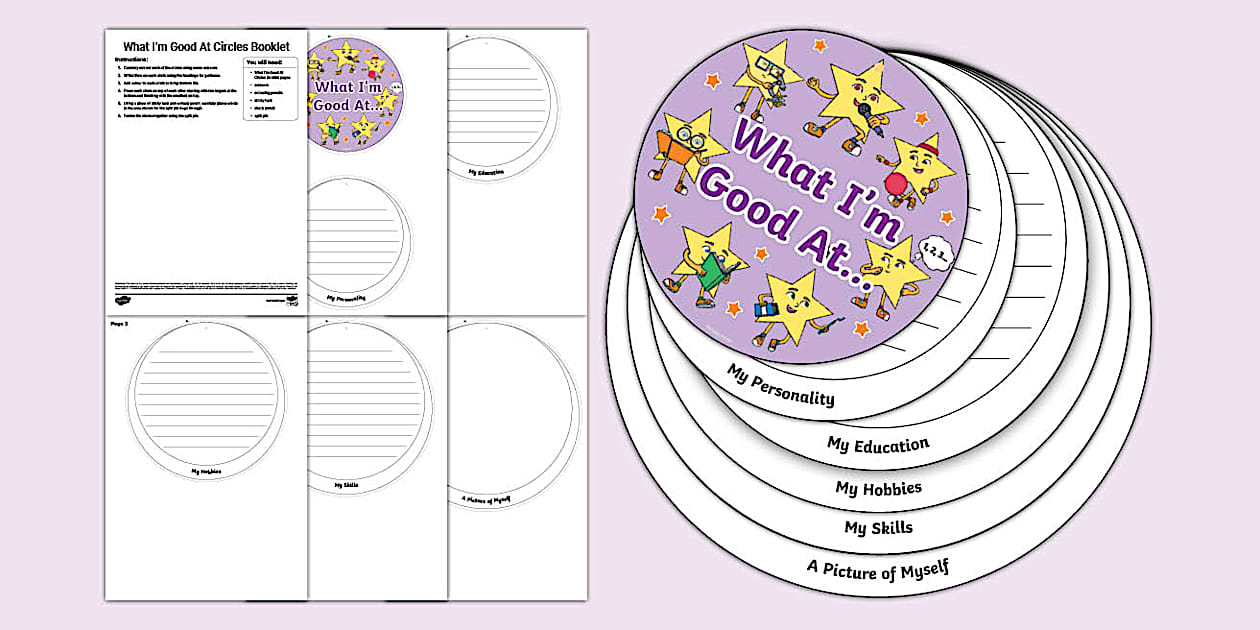 What I'm Good At Circles Booklet (Teacher-Made) - Twinkl