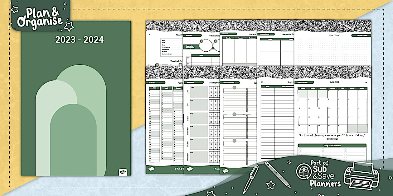 Teacher Planner for India 2023 -2024 (teacher made) - Twinkl