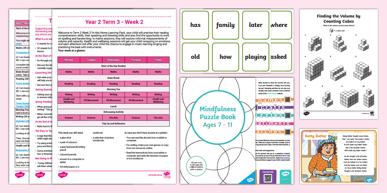 Year 2 Term 3 Week 2 Remote Home Learning Pack - Twinkl