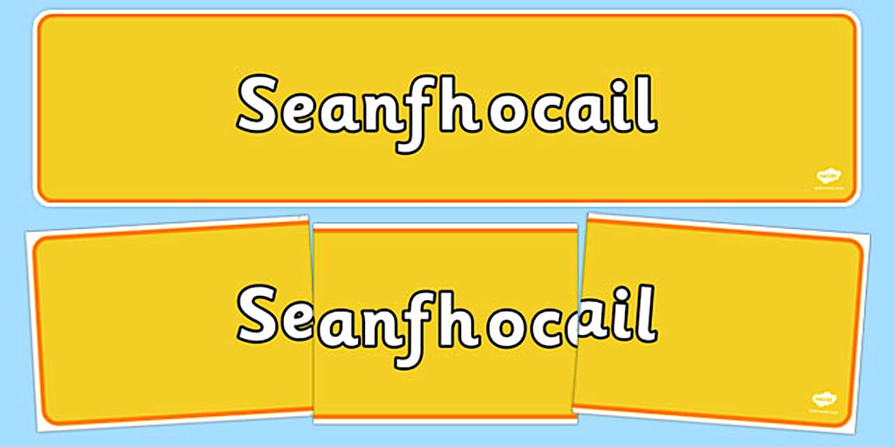 Irish Seanfhocail Banner (Teacher-Made) - Twinkl