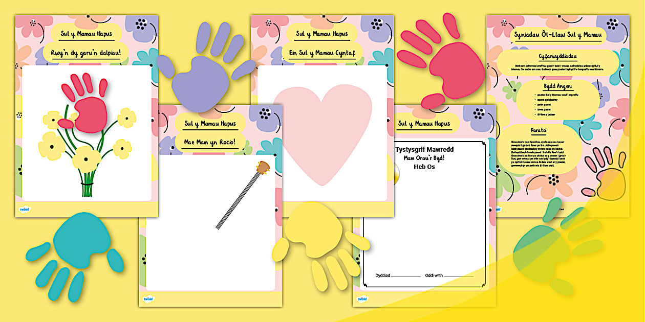 Syniadau Ôl-Llaw Sul y Mamau (Teacher-Made) - Twinkl