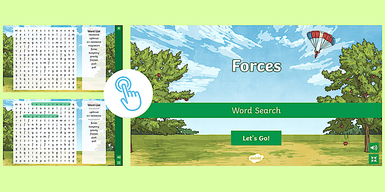 Forces Interactive Games (teacher made) - Twinkl