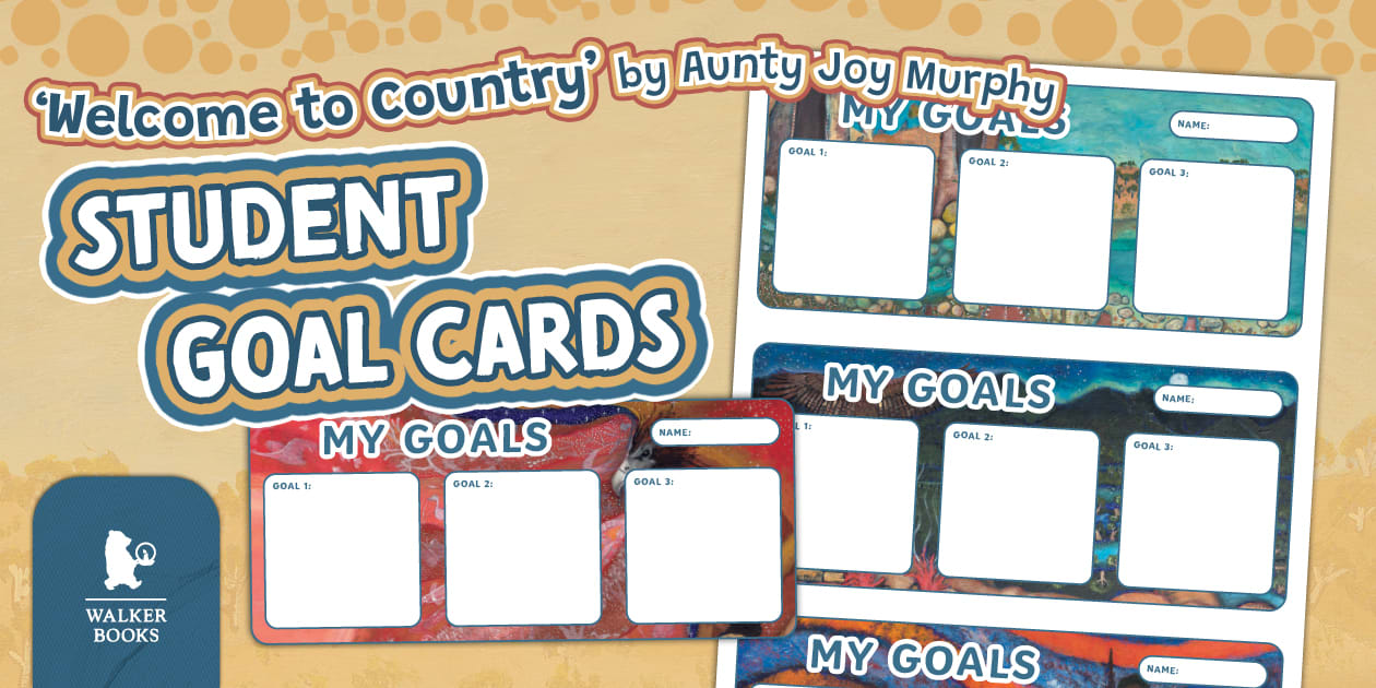 Student Goal Cards - Welcome to Country