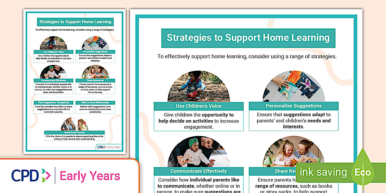 Supporting Home Learning Early Years - CPD (teacher made)