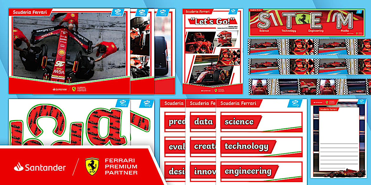 FREE! - Scuderia Ferrari F1: Ferrari STEM Display Pack