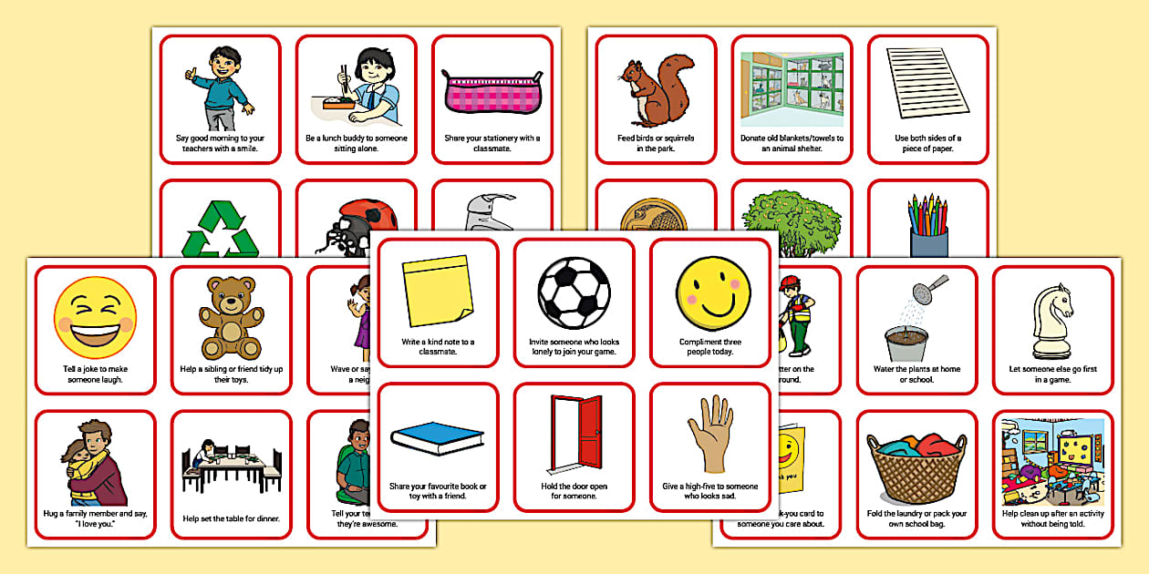 SG60 Kindness Challenge Task Cards (teacher made) - Twinkl