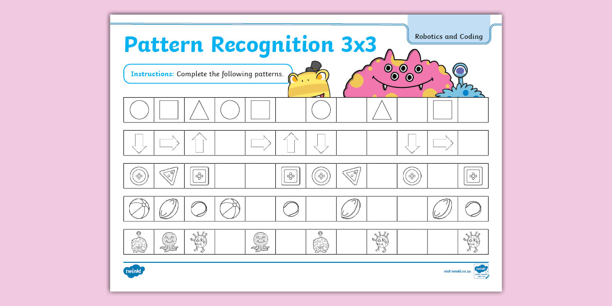 Robotics And Coding Pattern Recognition Missing Elements