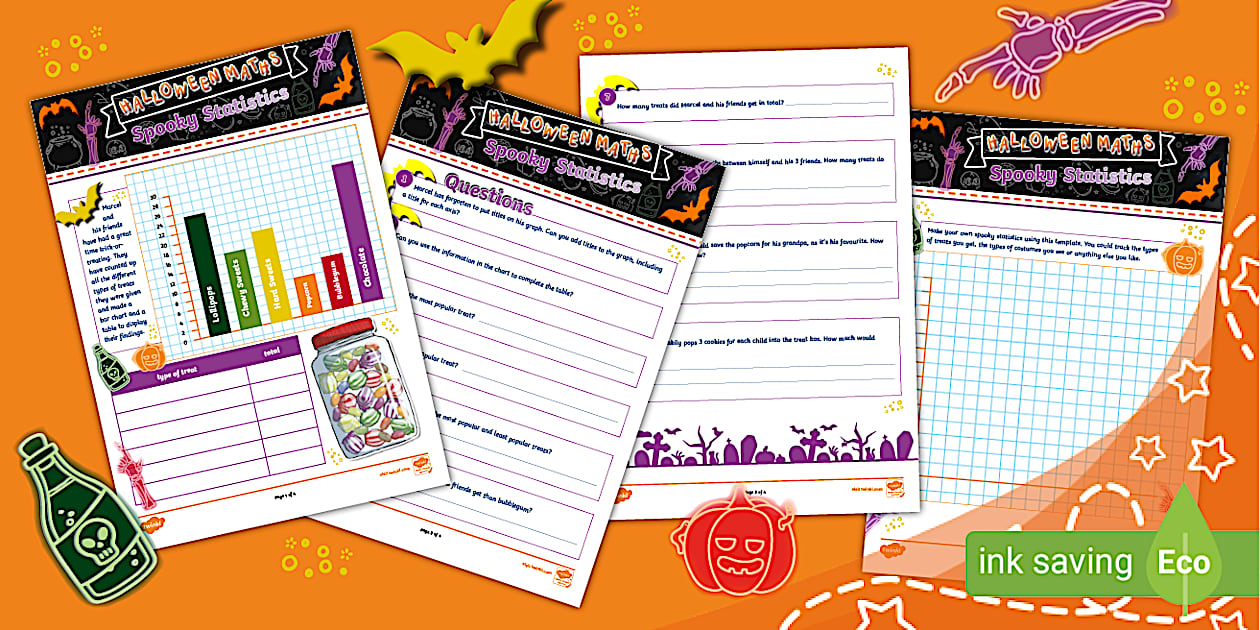 Halloween Maths: Spooky Statistics Activity (Ages 7 - 11)