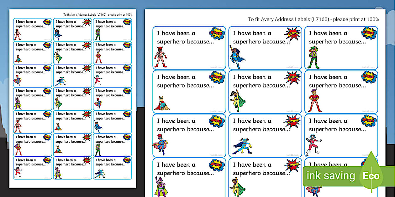 Superhero Stickers | Reward & Behaviour | Primary Resource