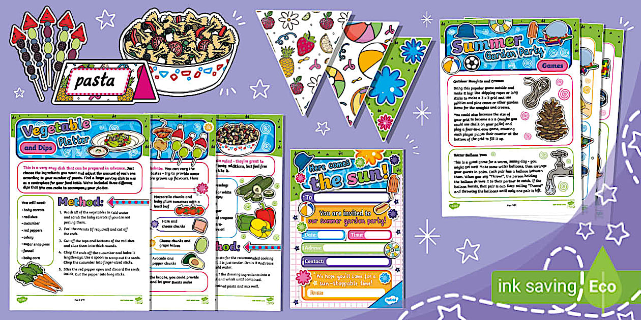 Summer Party Games for Families | Twinkl Parents