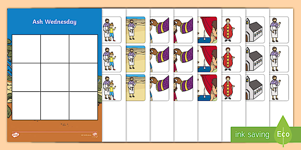 QLD Ash Wednesday 3 in a Row Game (teacher made) - Twinkl