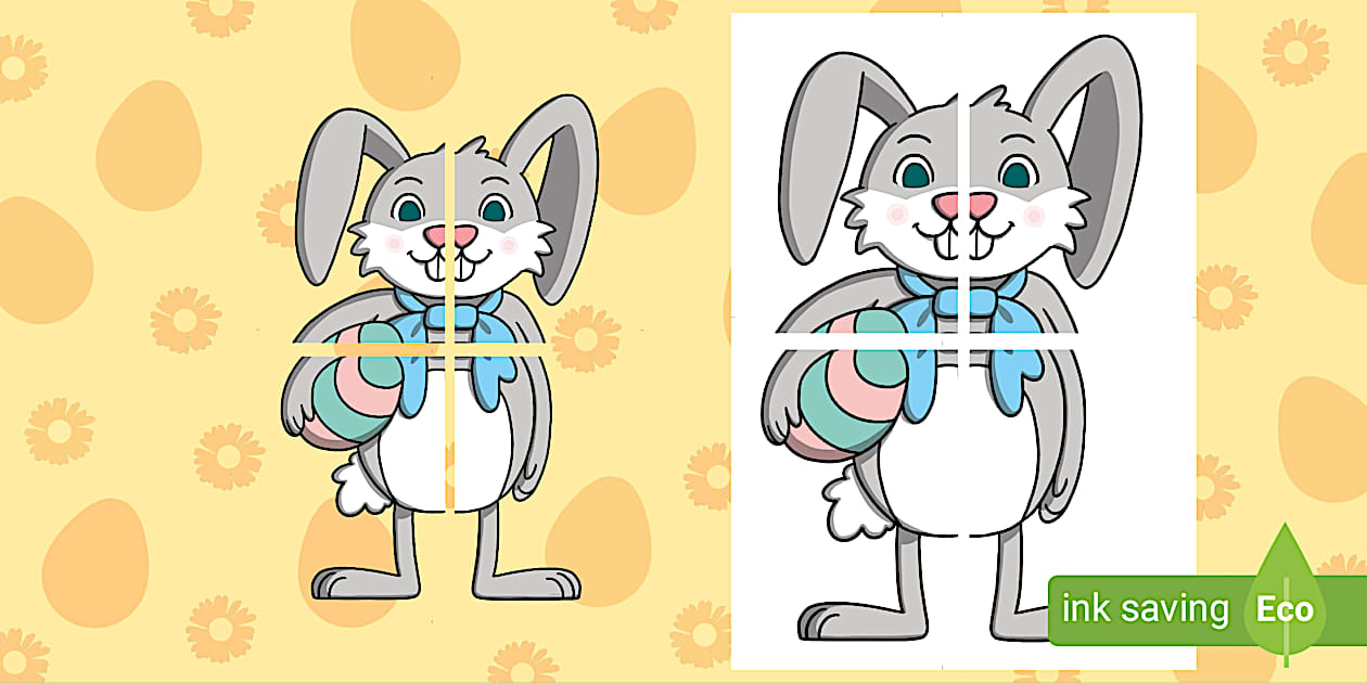 Extra Big Easter Bunny Cut-Out Display | Twinkl | Easter