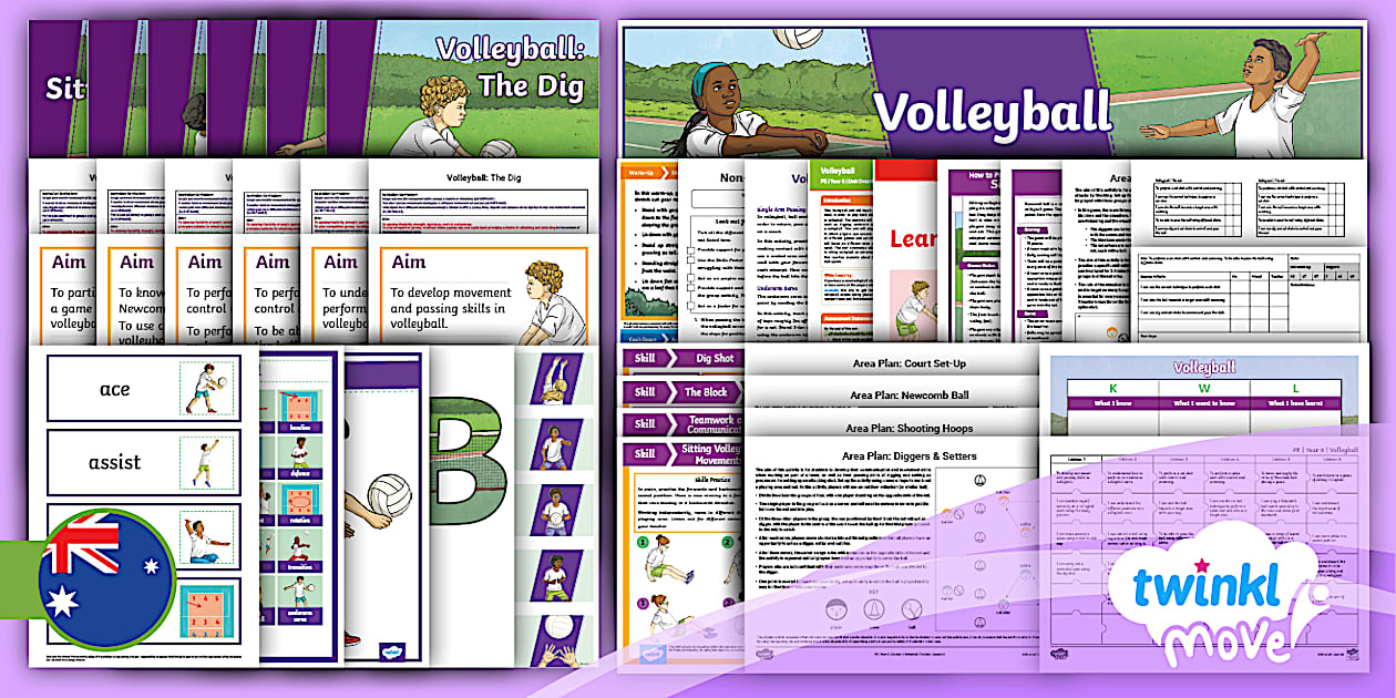 Twinkl Move PE I Y6 Volleyball I Unit Pack (teacher made)
