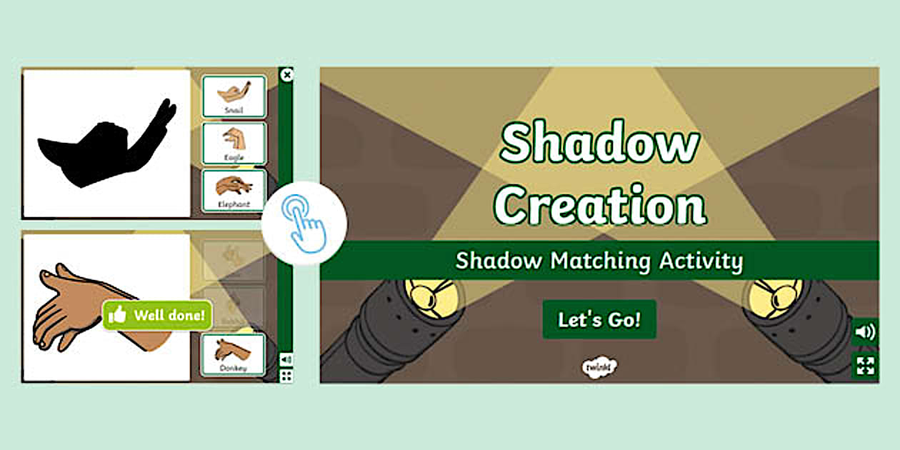 Interactive Shadow Creation (teacher made) - Twinkl