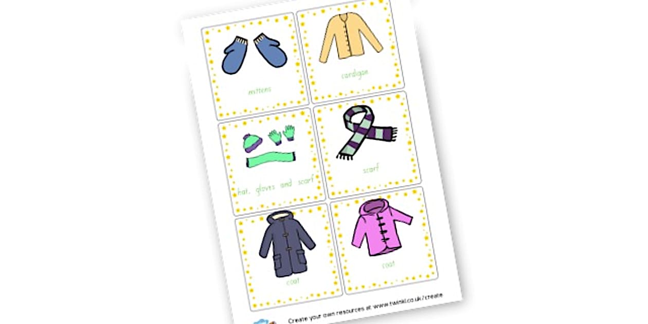 Clothes Cards - Clothes Keywords Primary Resources - Twinkl