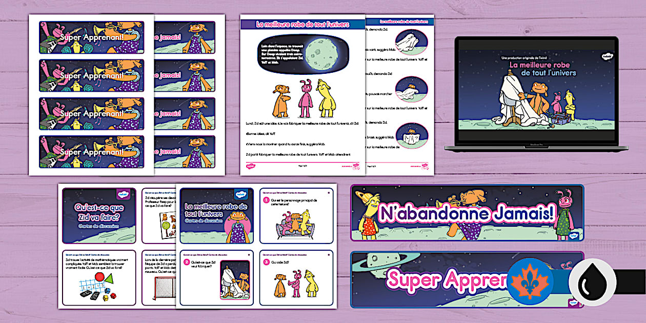 Best Dress Ever Growth Mindset Activity Pack French