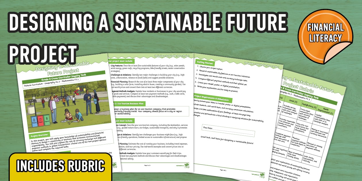 Designing a Sustainable Future - Cross-Curricular Project