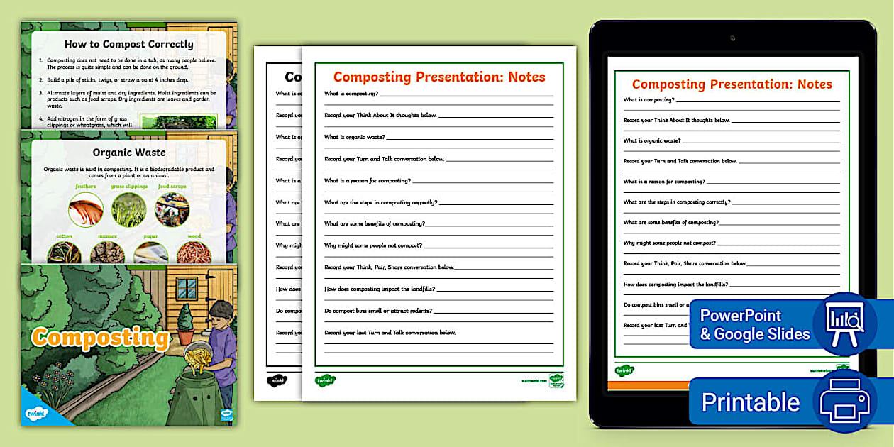 Composting PPT Presentation for 5th Grade | Twinkl USA