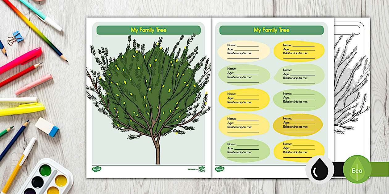 My Family Day | Family Tree Activity for Kids | Twinkl
